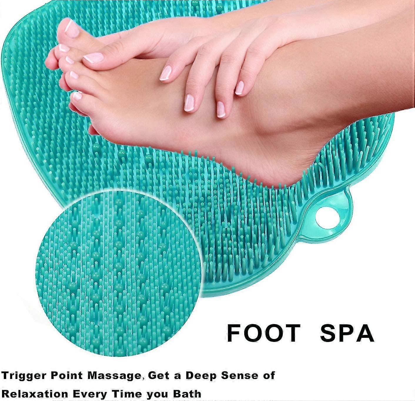 Foot Scrubber Cleaner Massager, Shower Foot Massager Cleaner Brush With ...