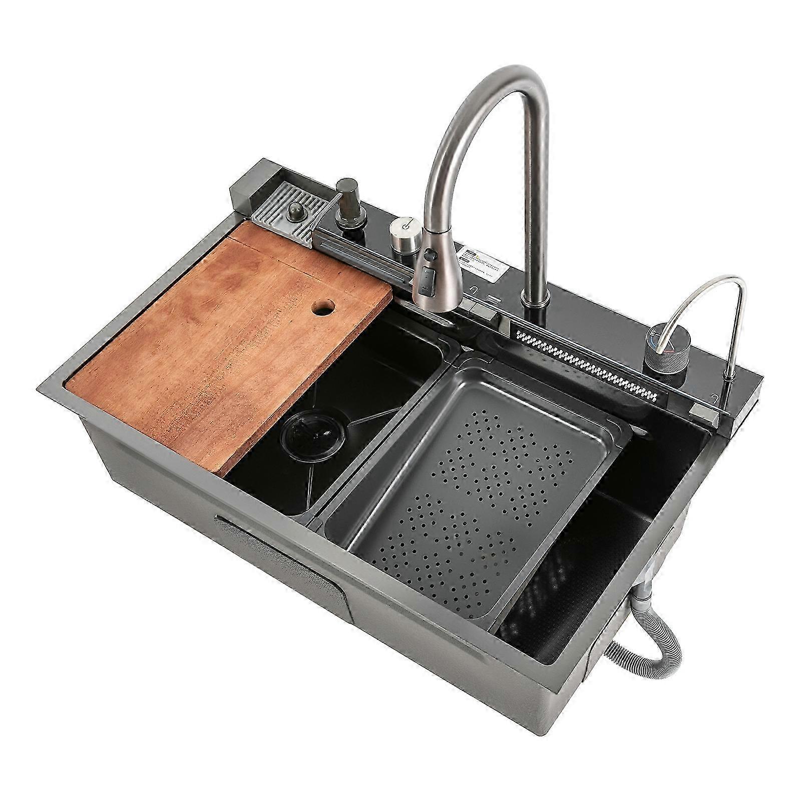 Multifunctional Sink Kitchen Stainless Steel Sink | Fruugo UK