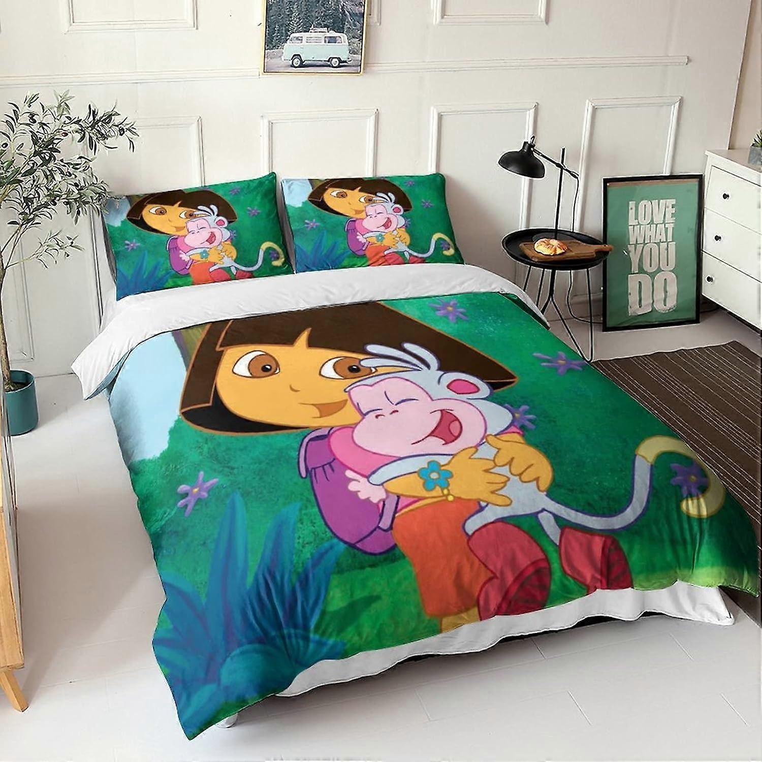 Dora The Explorer Bedding Set Dora The Explorer Duvet Cover and Duvet ...