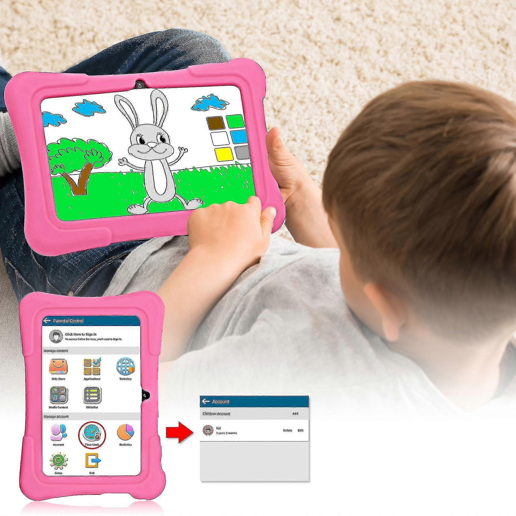 Pritom K7 7 Inch Tablet For Kids, Android 11 Kids Tablet, Quad Core ...