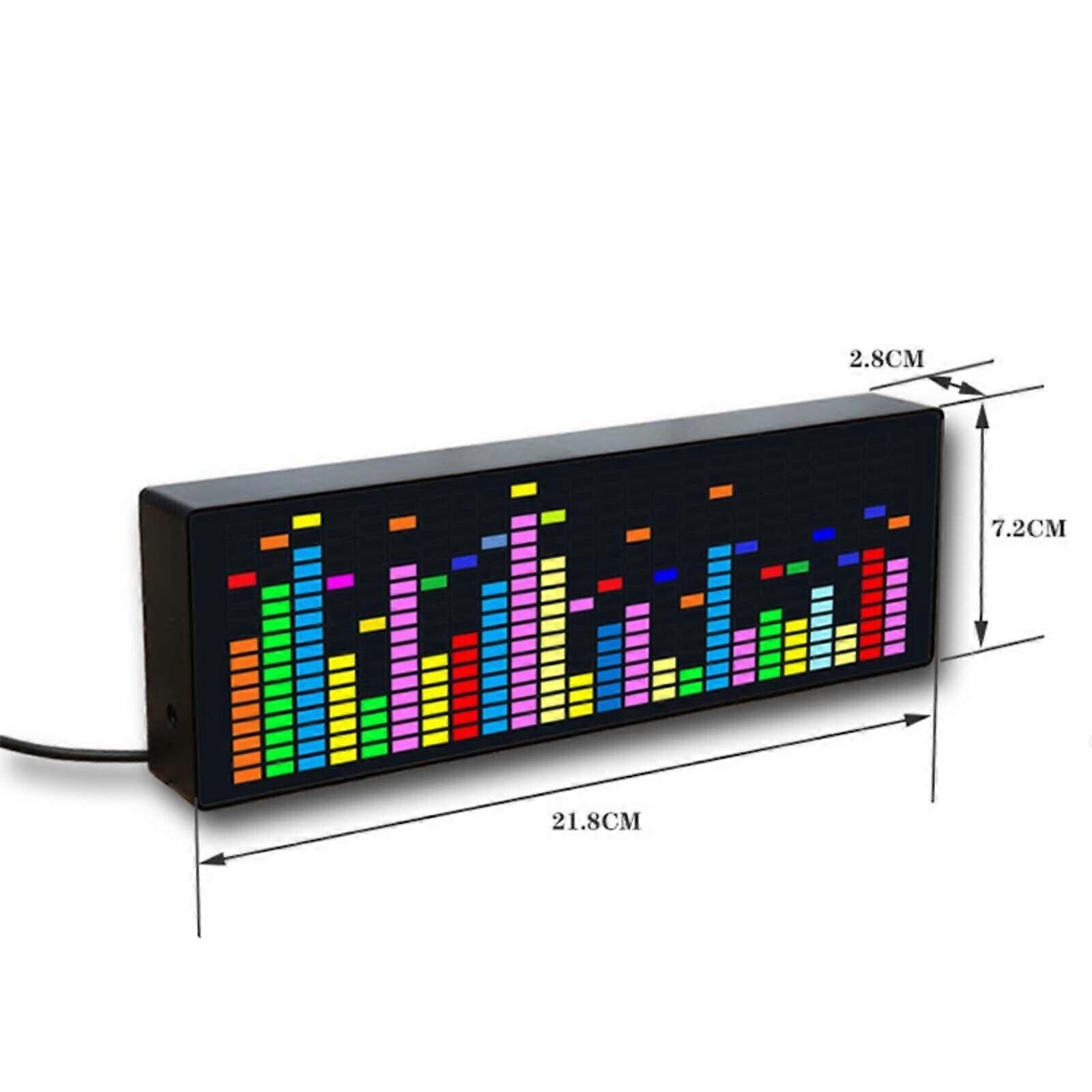 Music Spectrum Indicator VU Meter RGB VFD Audio Level Display Amplifier ...
