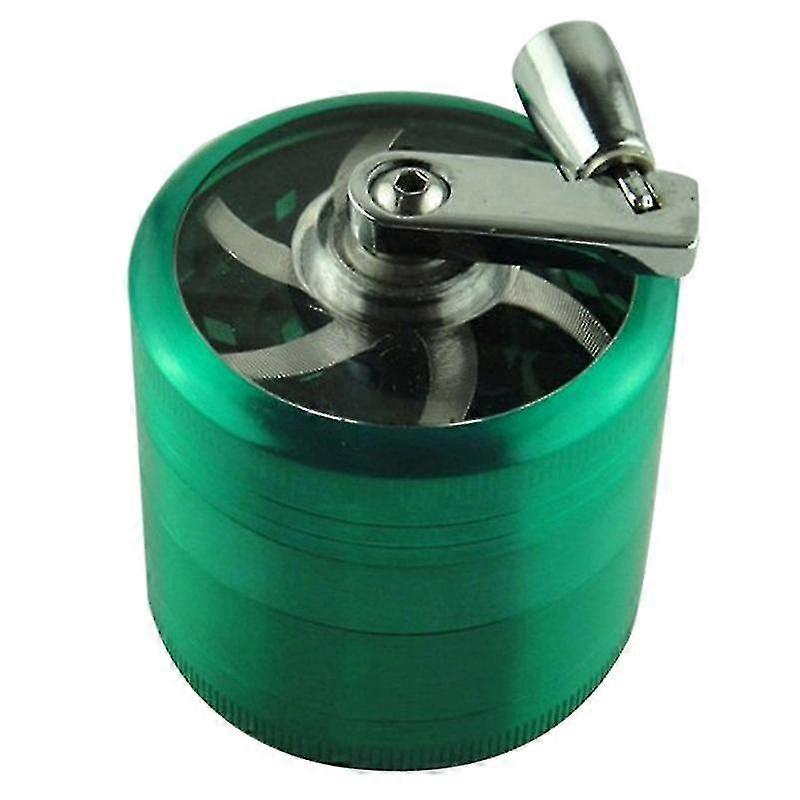 4 Layer Metal Herbal Grinder Manual Hand Grinders Spice Crusher ...