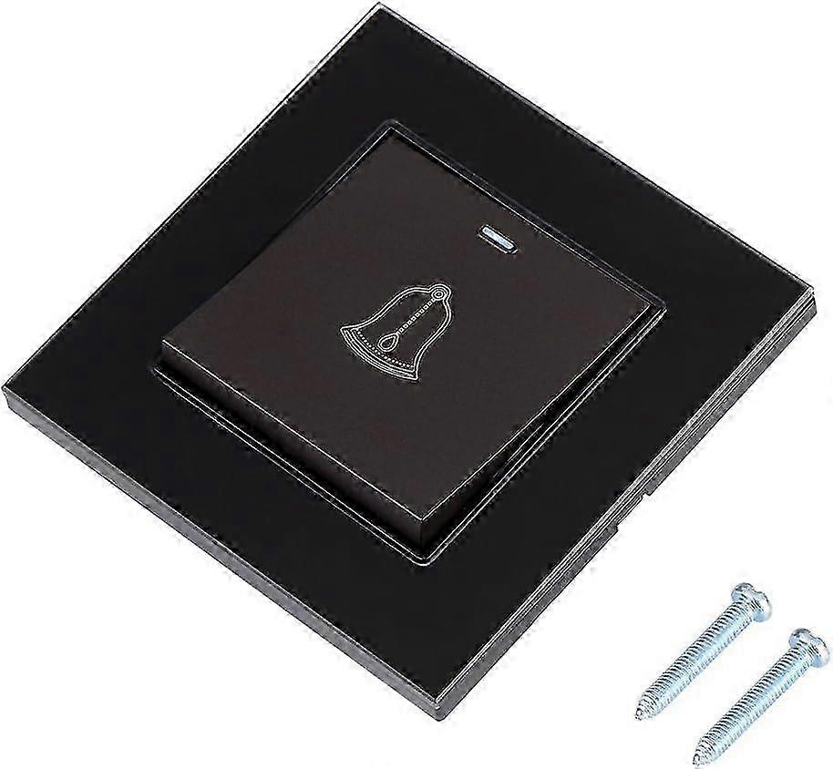 Outdoor Doorbell Button, Doorbell Button, Black | Fruugo UK