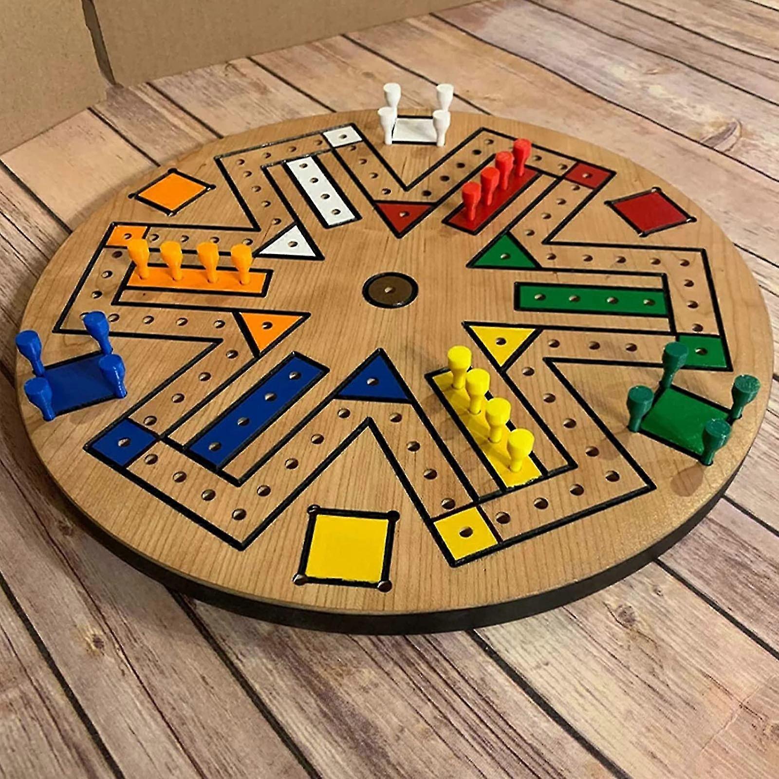 Fast Track Game,fast Track Board Game,sided Painted Wooden Fast Track ...