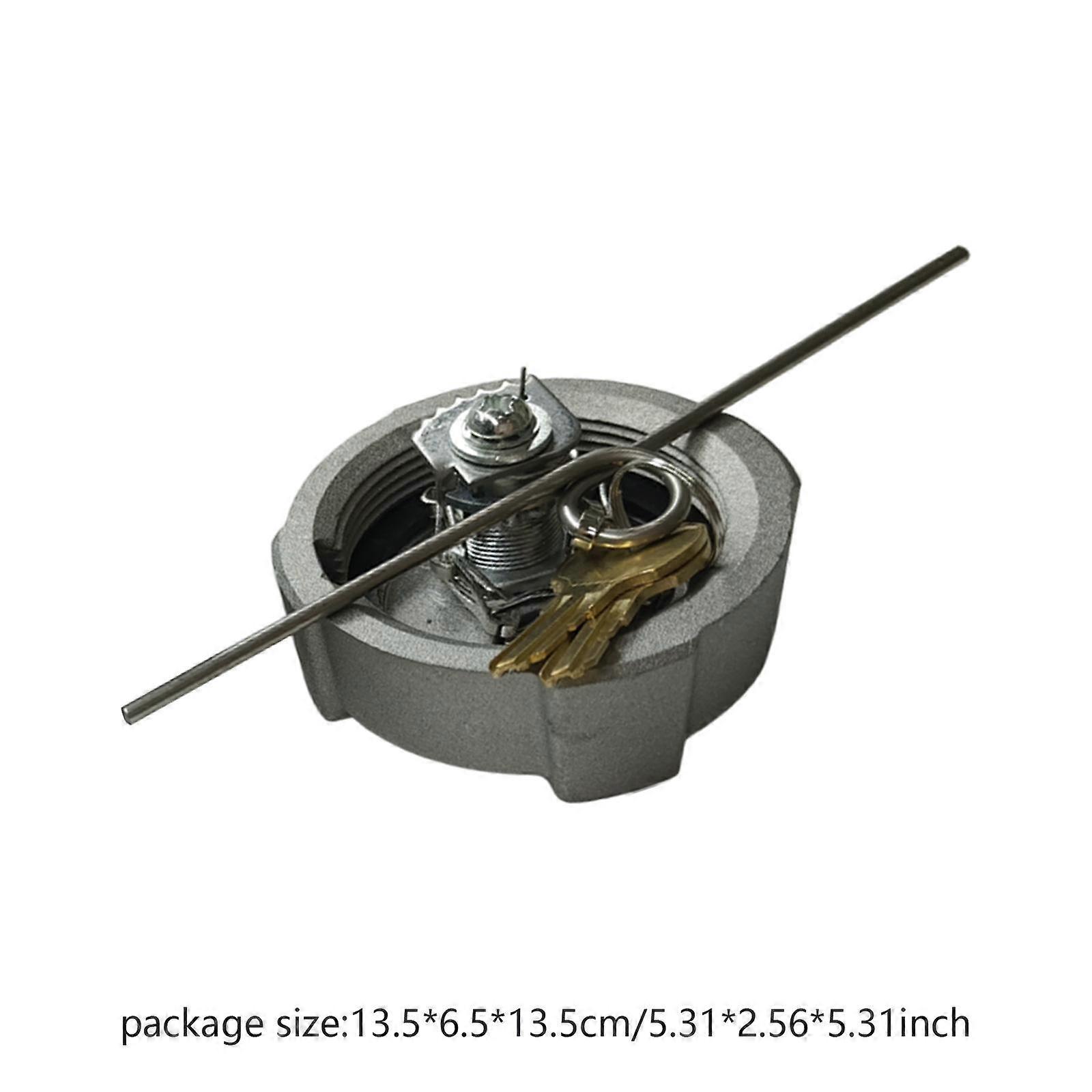 2-1/4" Locking Fuel Tank Cap Sturdy for Reefer International Semi Truck ...