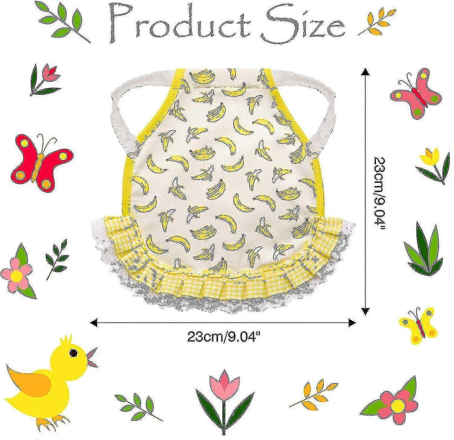 4 Pack Chicken Saddles Hens Apron Fruit Pattern Wing Back Protector ...