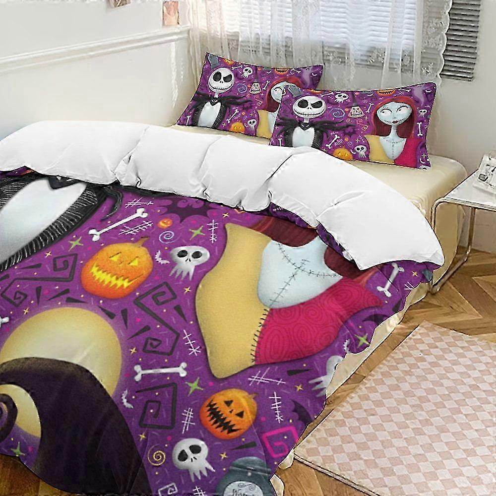 o532 Bed Sheets Nightmare Before Christmas Bedding Set Duvet Cover ...