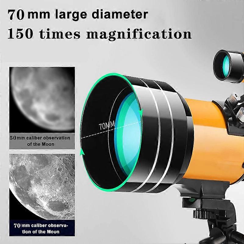 150X Zoom HD Star Moon Military Professional Astronomical Telescope ...