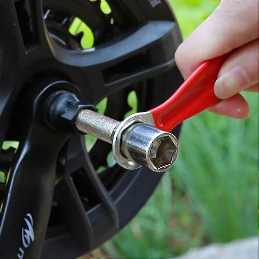 Crank Puller, Carbon Steel Bicycle Crankset Puller Disassembly Tool ...