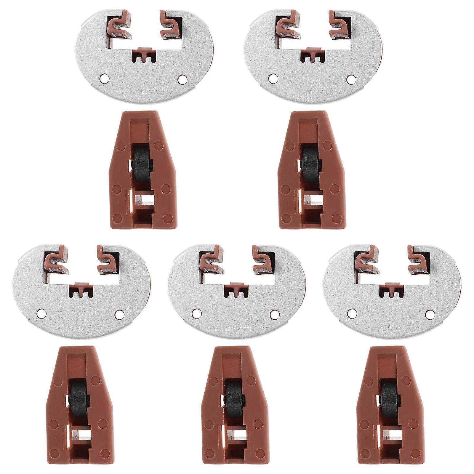 5 Sets Dresser Drawer Slides Stoppers Undermount Drawer Slides Stopper ...