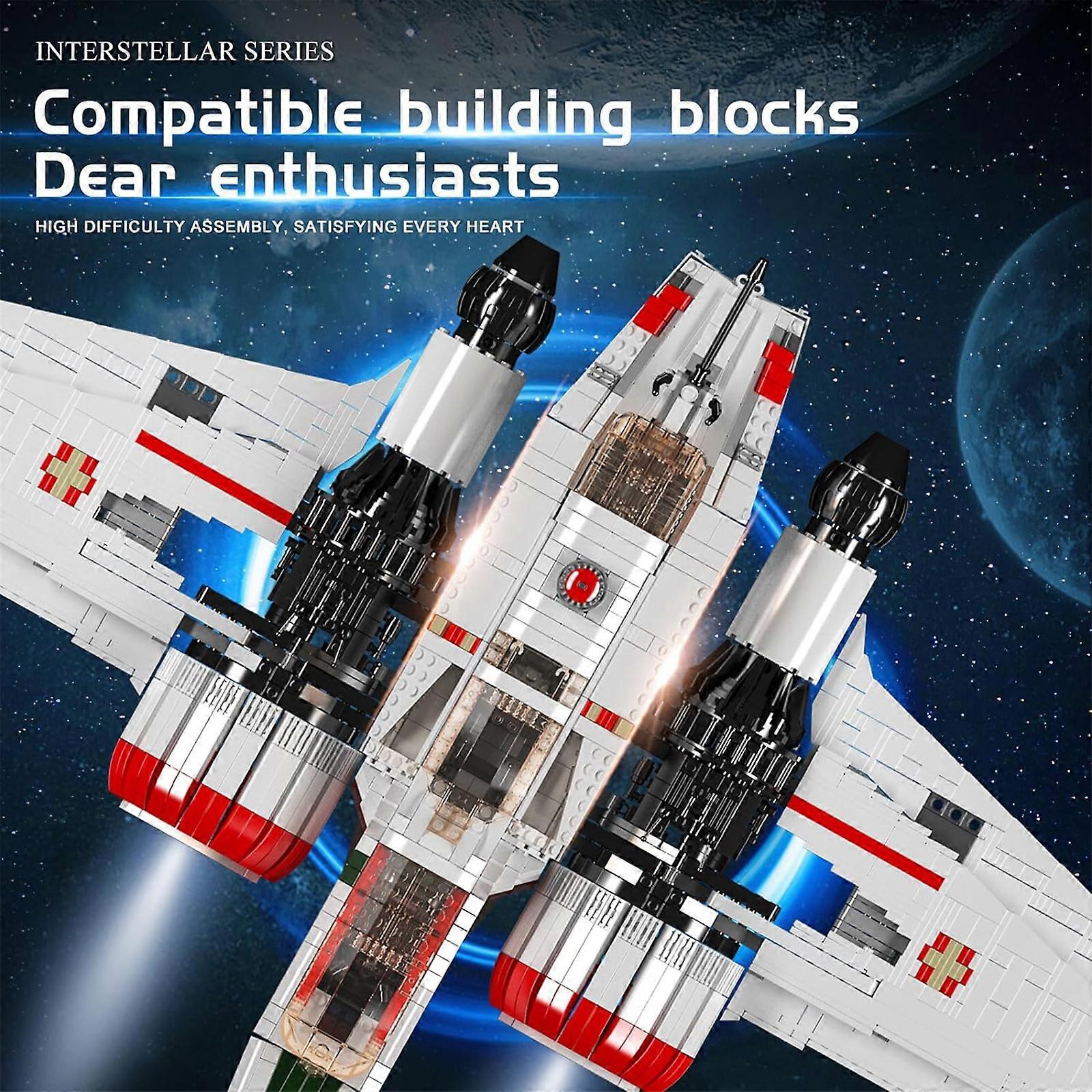 Mould King Star Plan Toy ARC-170 Starfighter Spaceship Model,Large ...