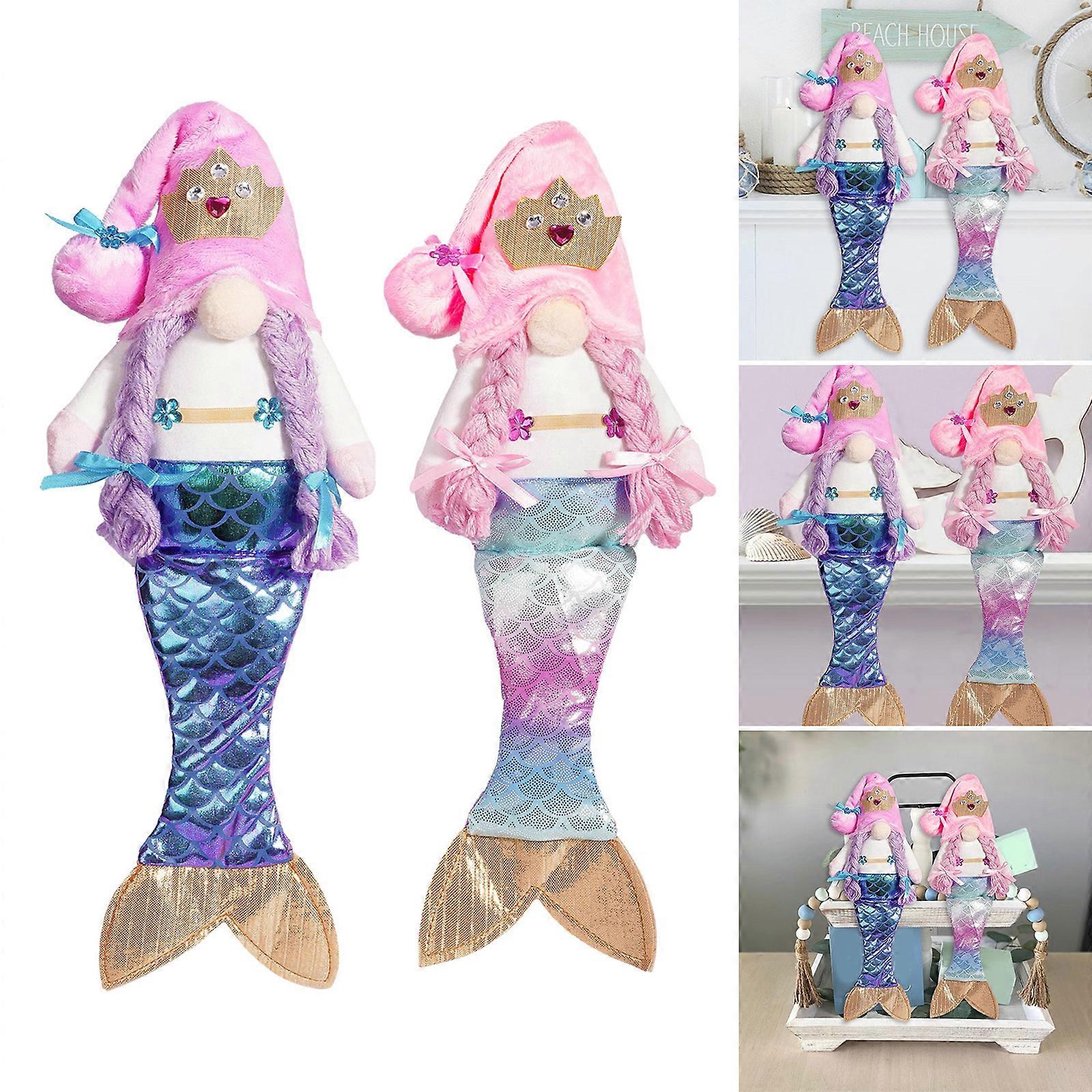 Ocean Festival Doll Mermaids Doll Quality Velvets Cloth Ocean Faceless ...