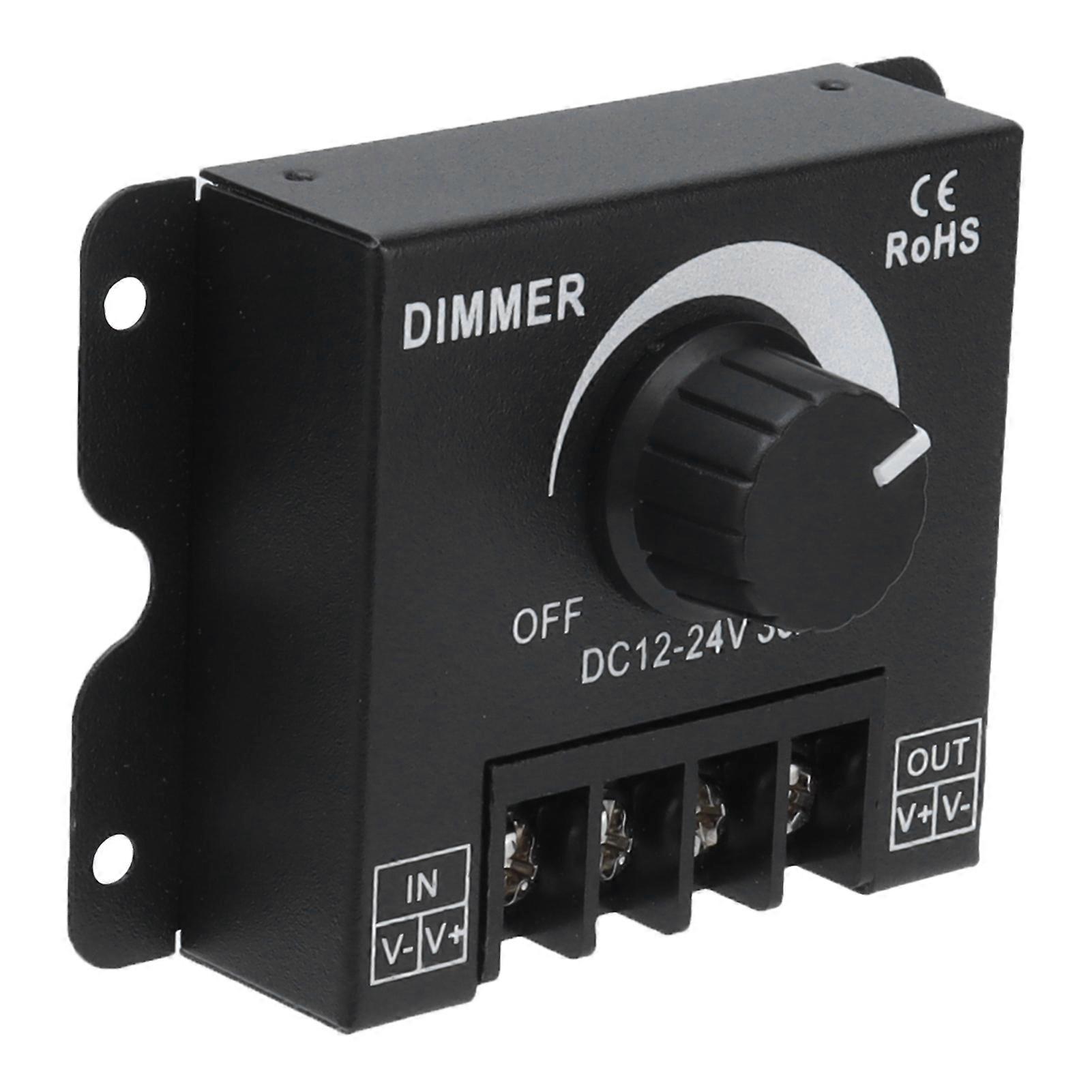 30A LED Dimmer PWM Unicolor Single Channel Adjustable Dimming ...