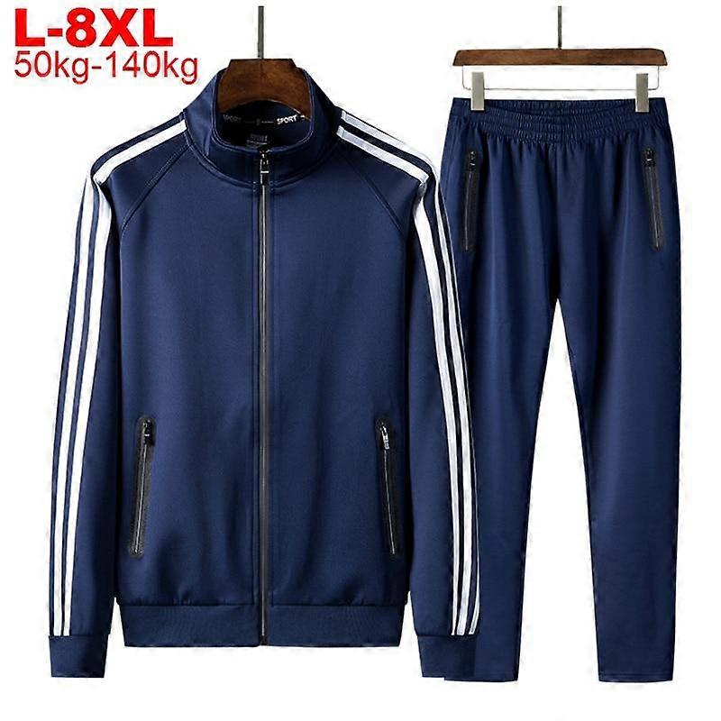 Men Sportswear Men Tracksuits Plus Size 8xl Two-Piece Set | Fruugo UK