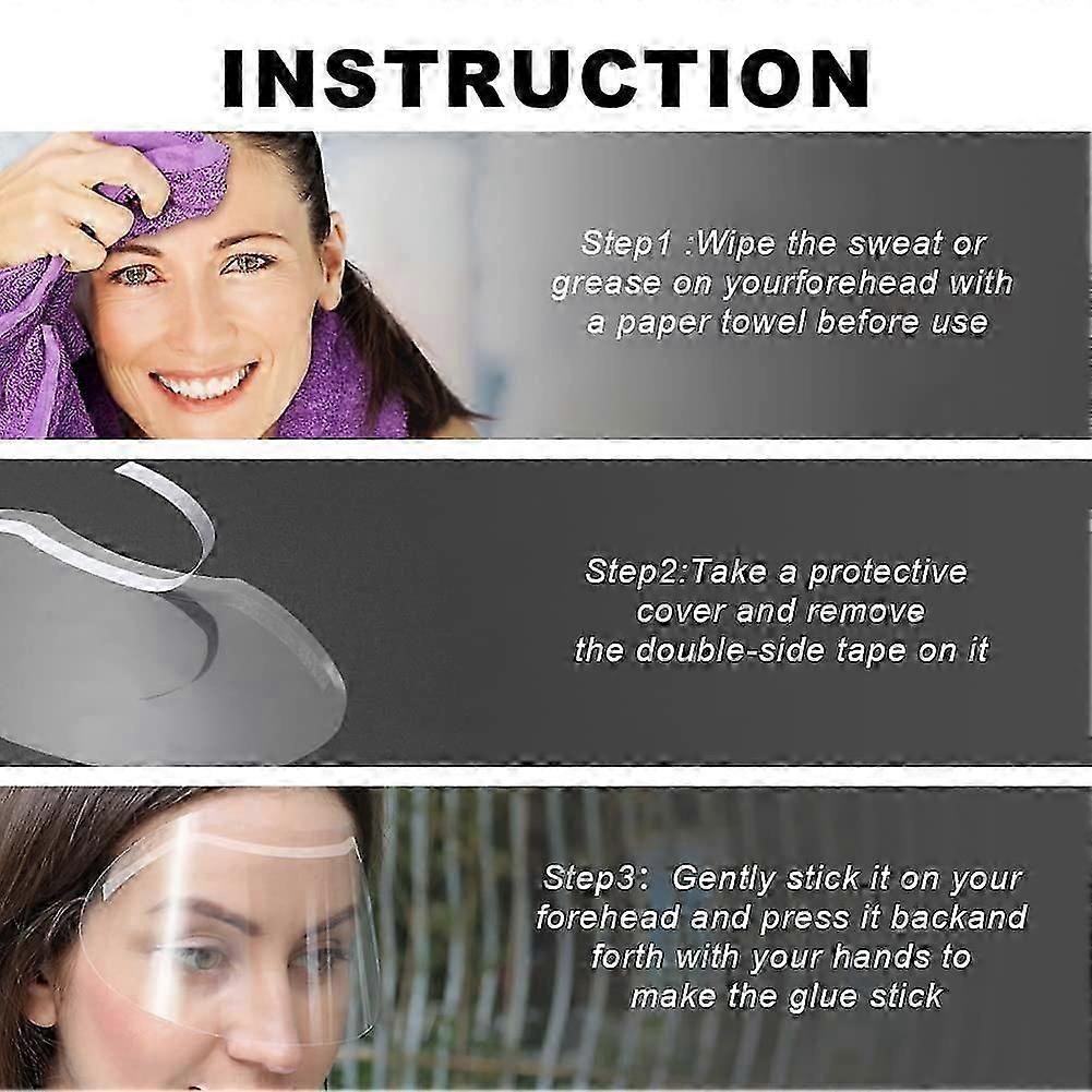 30 PCS Shower Face Eye ShieldsClear Visors Eye Protector, Eyebrow ...