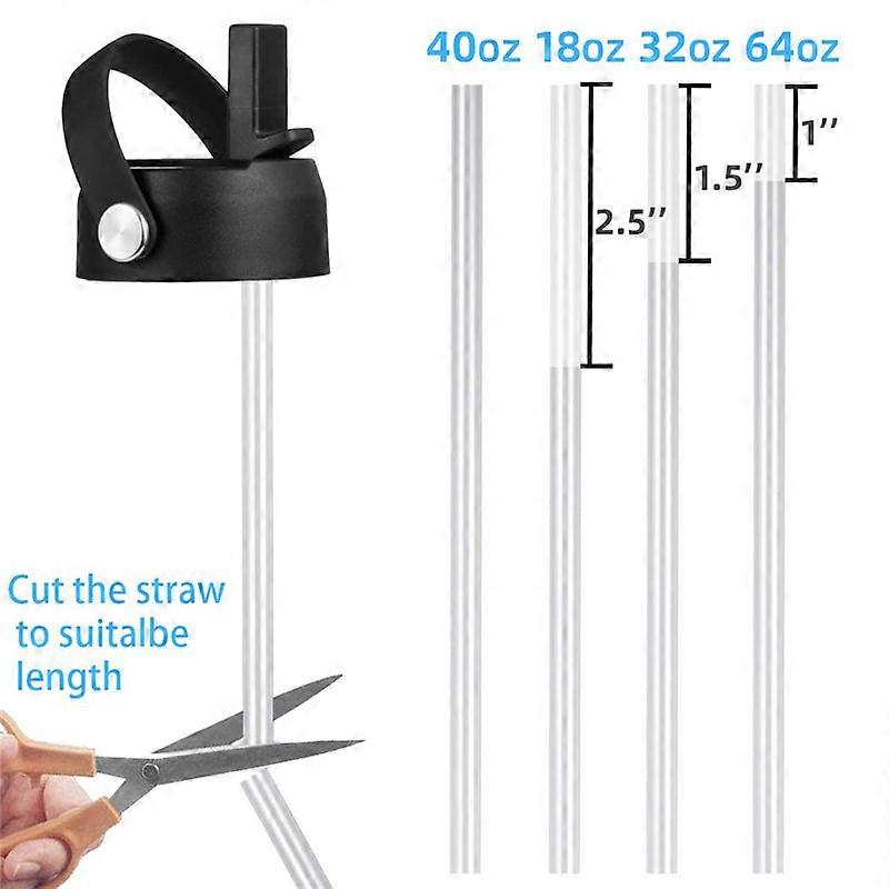 Straw Lid for Hydro Flask Wide Mouth 32 40 Oz, Straw Lid with Handle ...