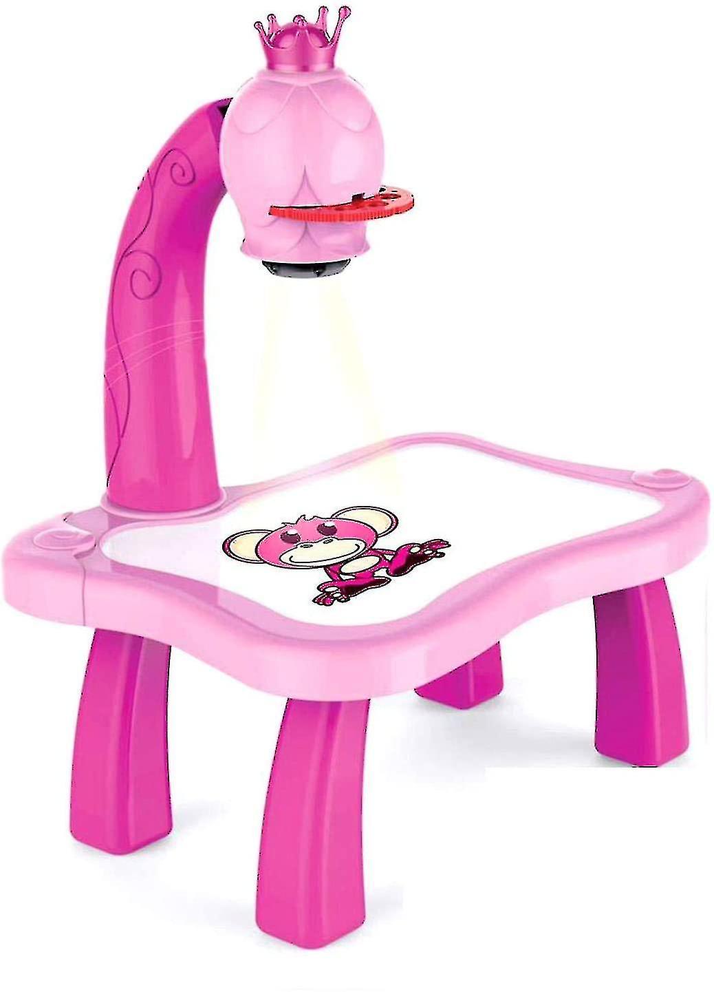Kids Drawing Projector Table, Kids Learning Tables,drawing Playsetpink ...