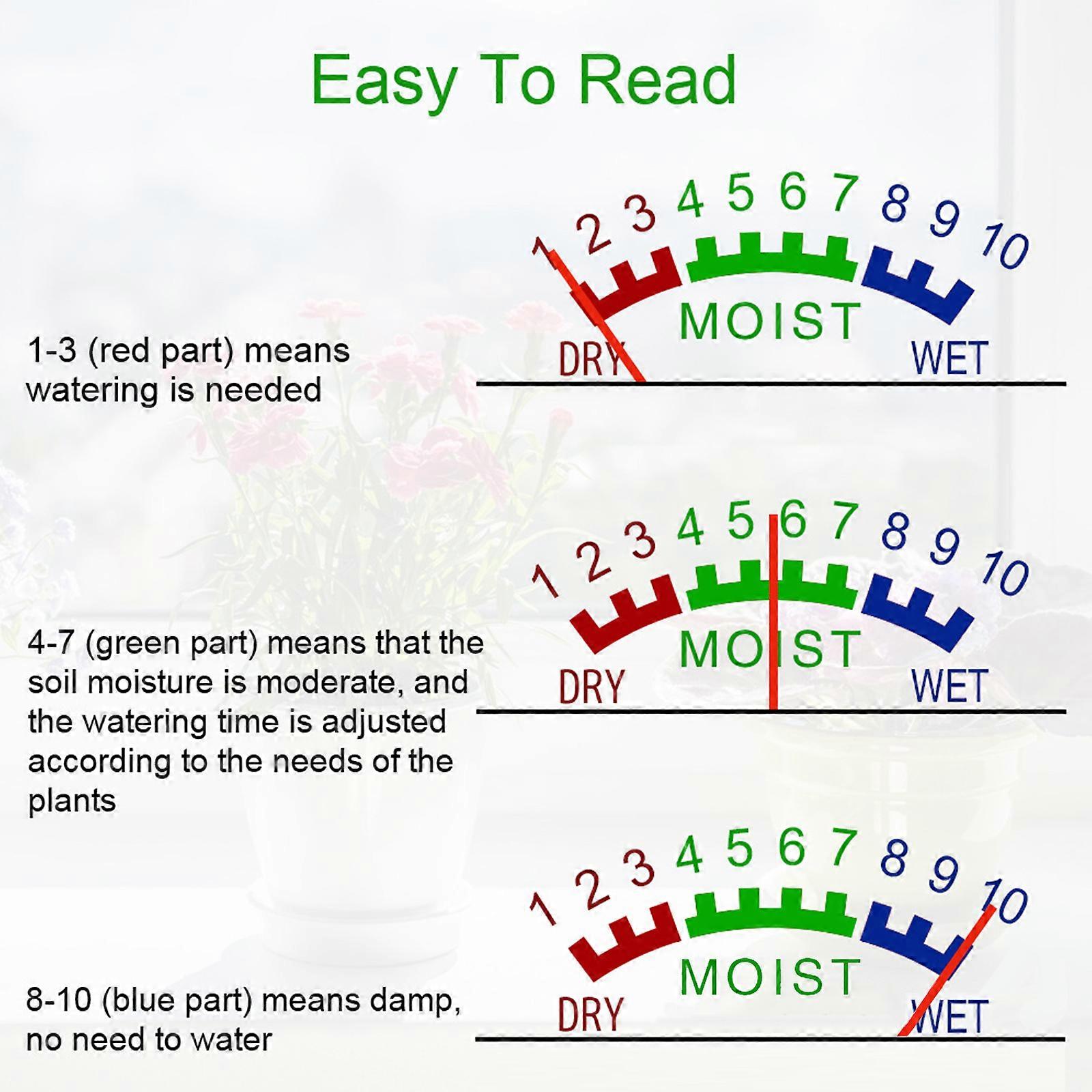 Plant Water Monitors Soil Moisture Meter Soil Hygrometer Detectors for ...