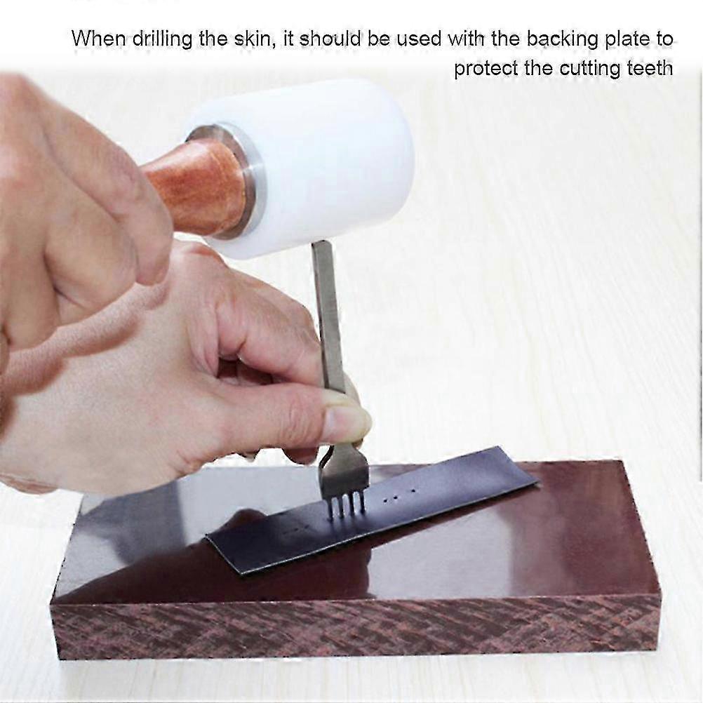 25-26 Multi-Prong Punch Set For Leather Craft, High Speed Steel Chisel ...