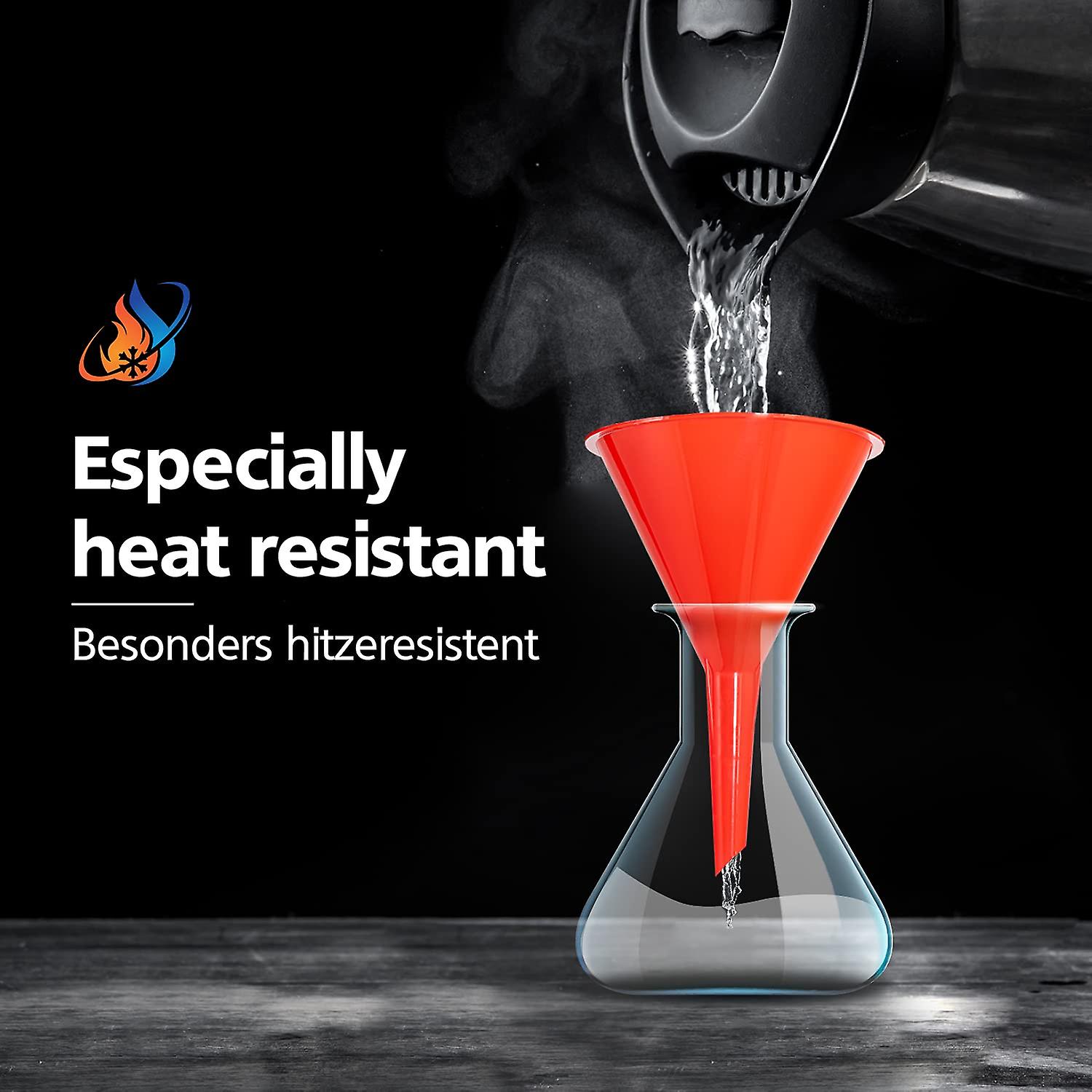 Universal Funnel Set Of 4 - Handy Filling Aid With Eyelets For Easy ...