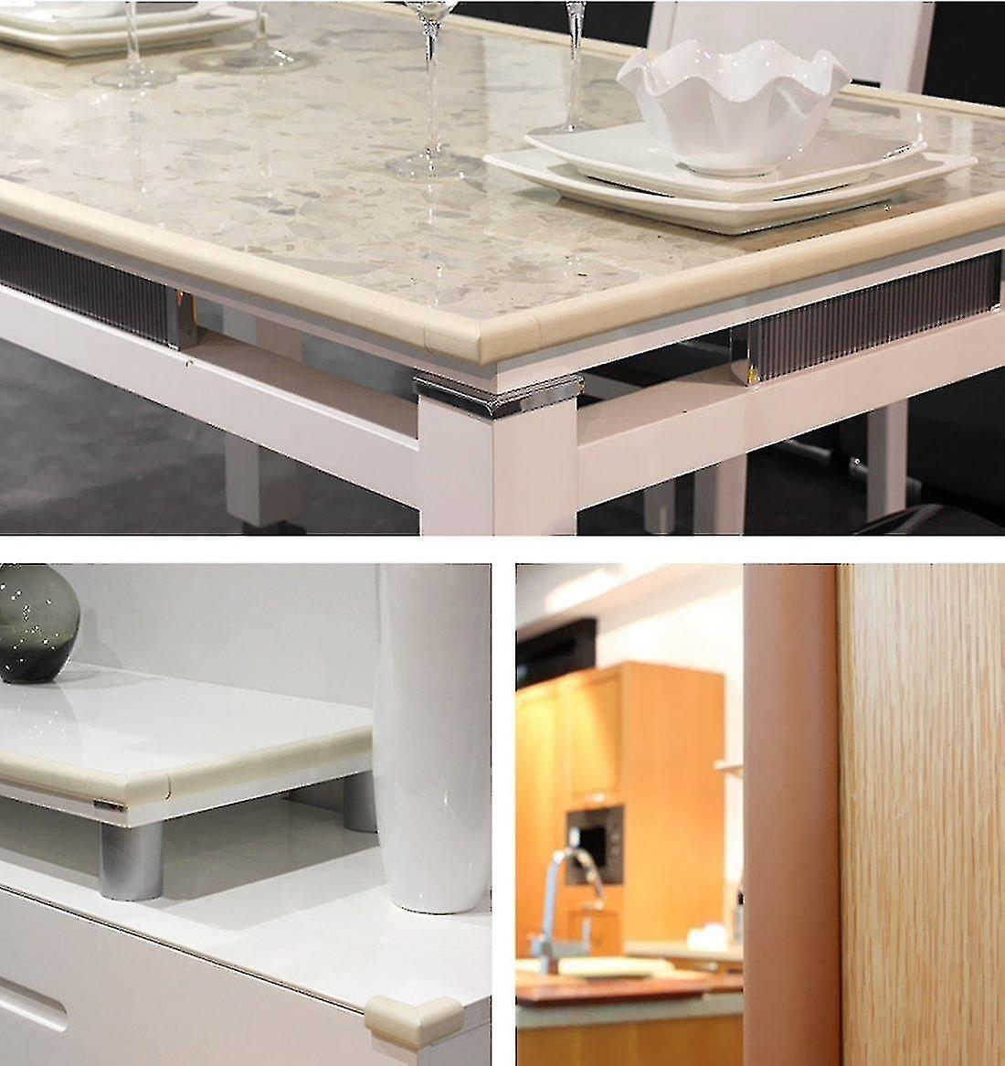 L Shape Extra Thick Furniture Table Edge Protectors Foam Safety Bumper ...