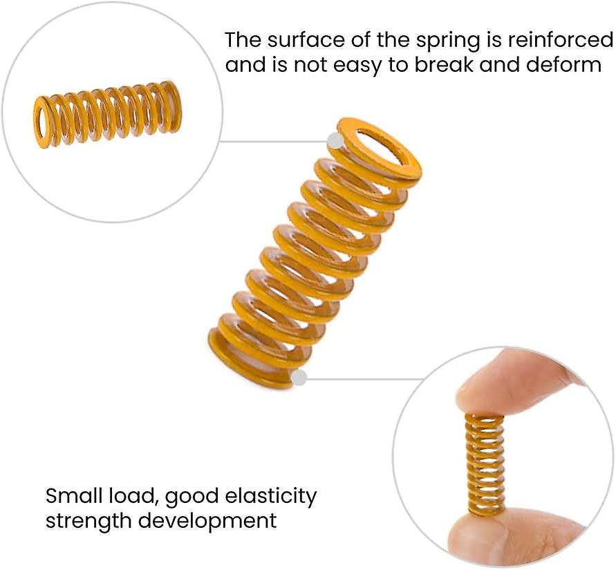 20 Pieces 3D Printer Compression Spring, Compression Light Load Moulde ...