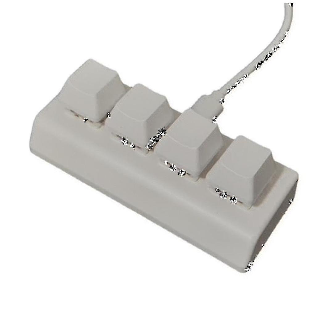 Portable Mini 4 Keys Function Keyboard Copy And Paste Diy Shortcut Keyboard Mechanical Keyboard ...