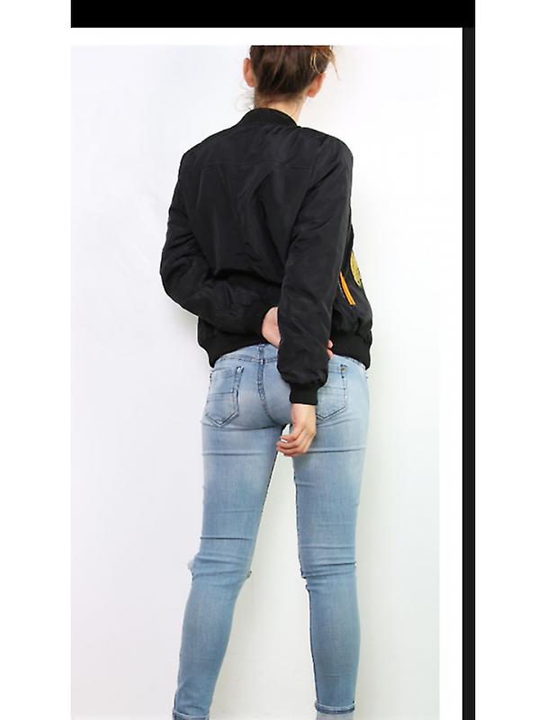 Bomber jacket with bikermrke WOMEN | Fruugo UK