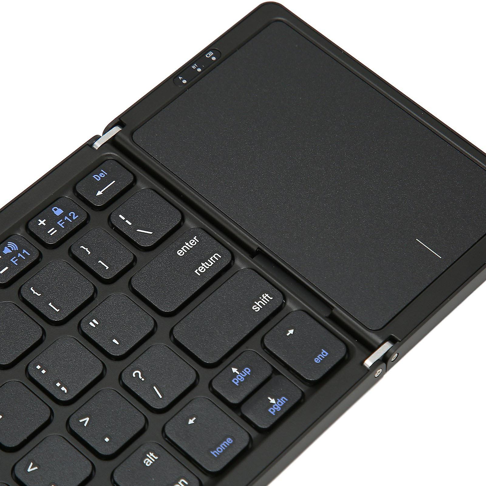 B089T Folding Keyboard 3 Functions Touchpad Folded 64 Keys Portable ...