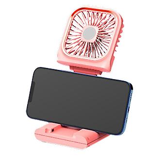 Hands-free hanging usb rechargeable dual cooling fan mini air cooler ...