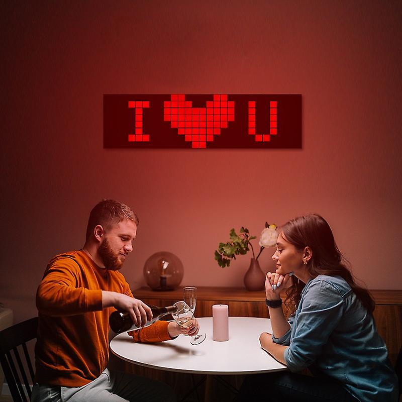 ID13 4Pcs DIY LED Pixel Art Display Screen Kit RGB Pixel Matrix Panel ...