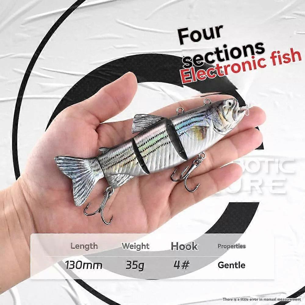 Luretron Electric Fish, Luretron Fish Micro Jointed Swimbait | Fruugo UK