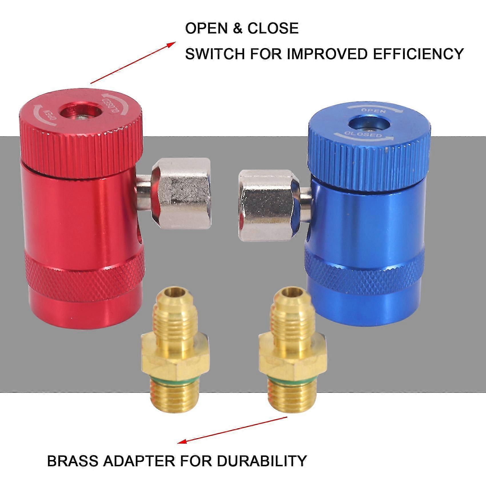 R1234yf Self-sealing Can Tap With R134a Tank Adapter And R1234 Quick ...