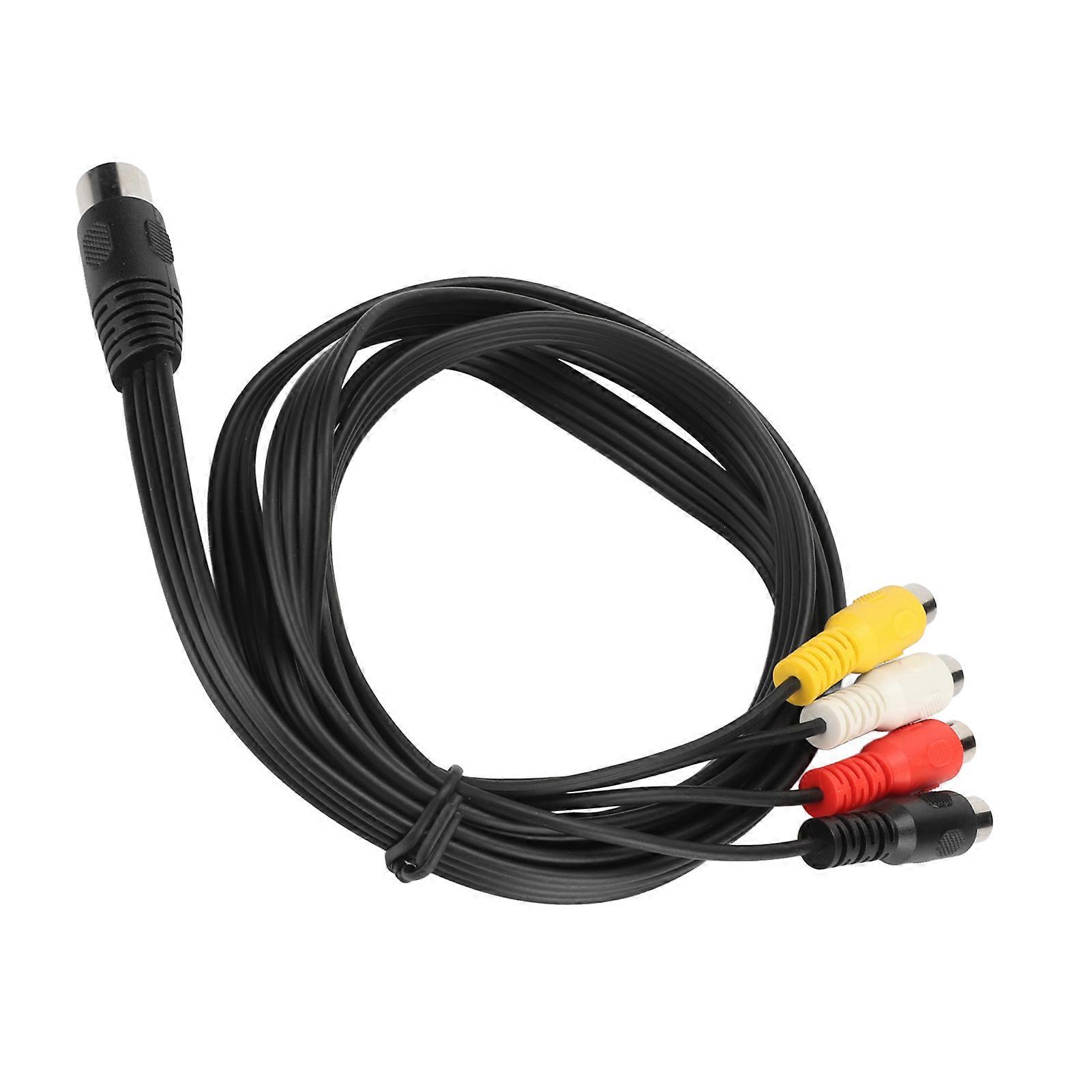 5 Pin Male Din to 4 RCA Female Cable Professional DIN 5 Pin to RCA ...