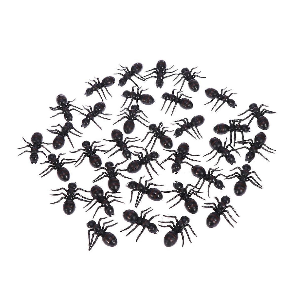 30 Pcs Plastic Animals Figures Trick Ant Lifelike Ant Model Fake Big ...