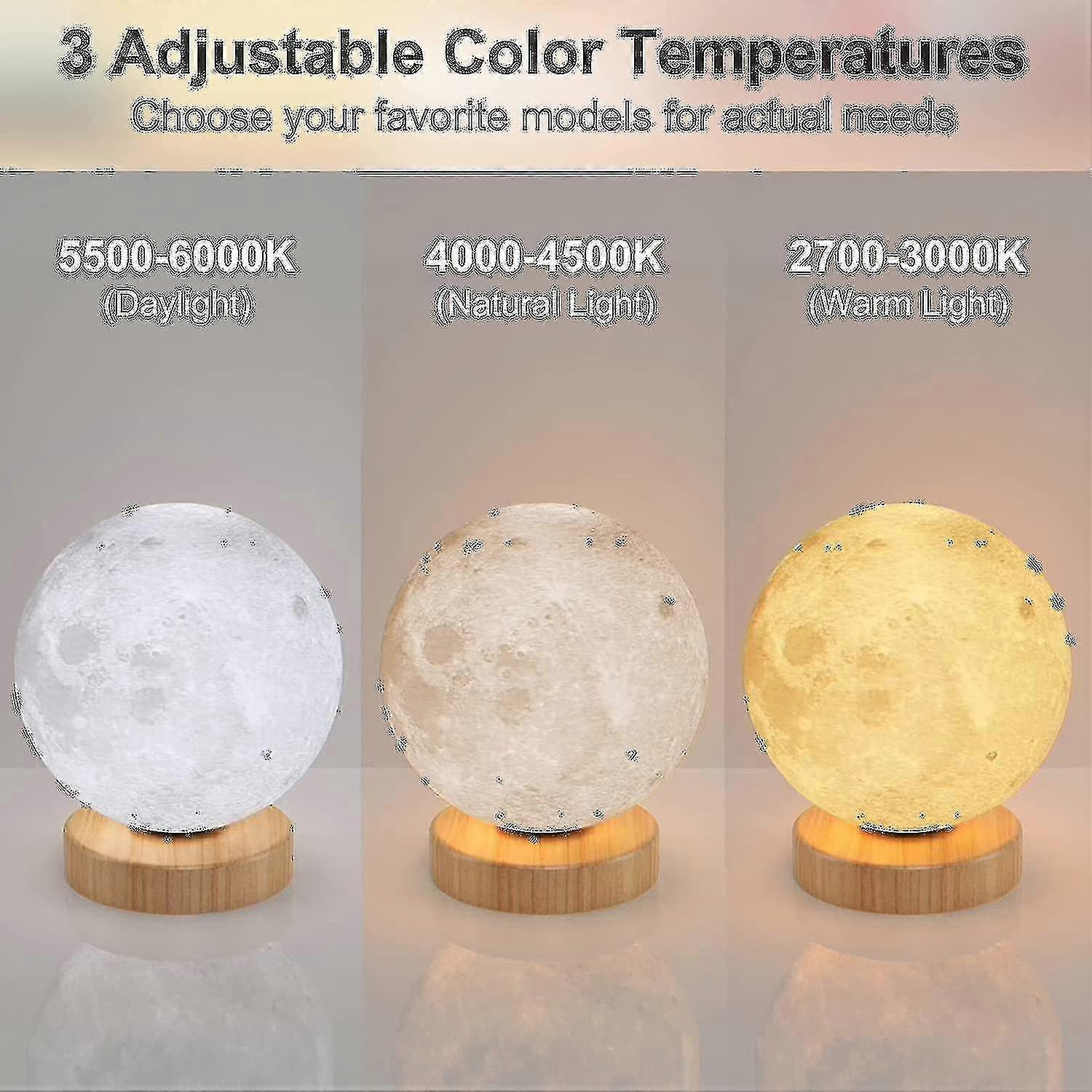10000 Lux Light Therapy Lamp, Daylight Lamp With 3 Color Temperature ...