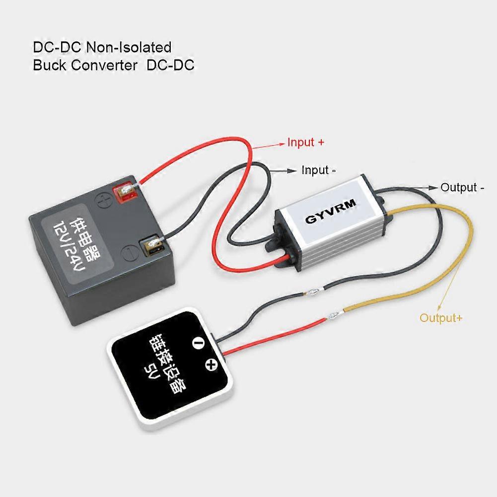 DC-DC 12V/24V to 5V 5A Buck Converter Step Down Power Supply Module ...