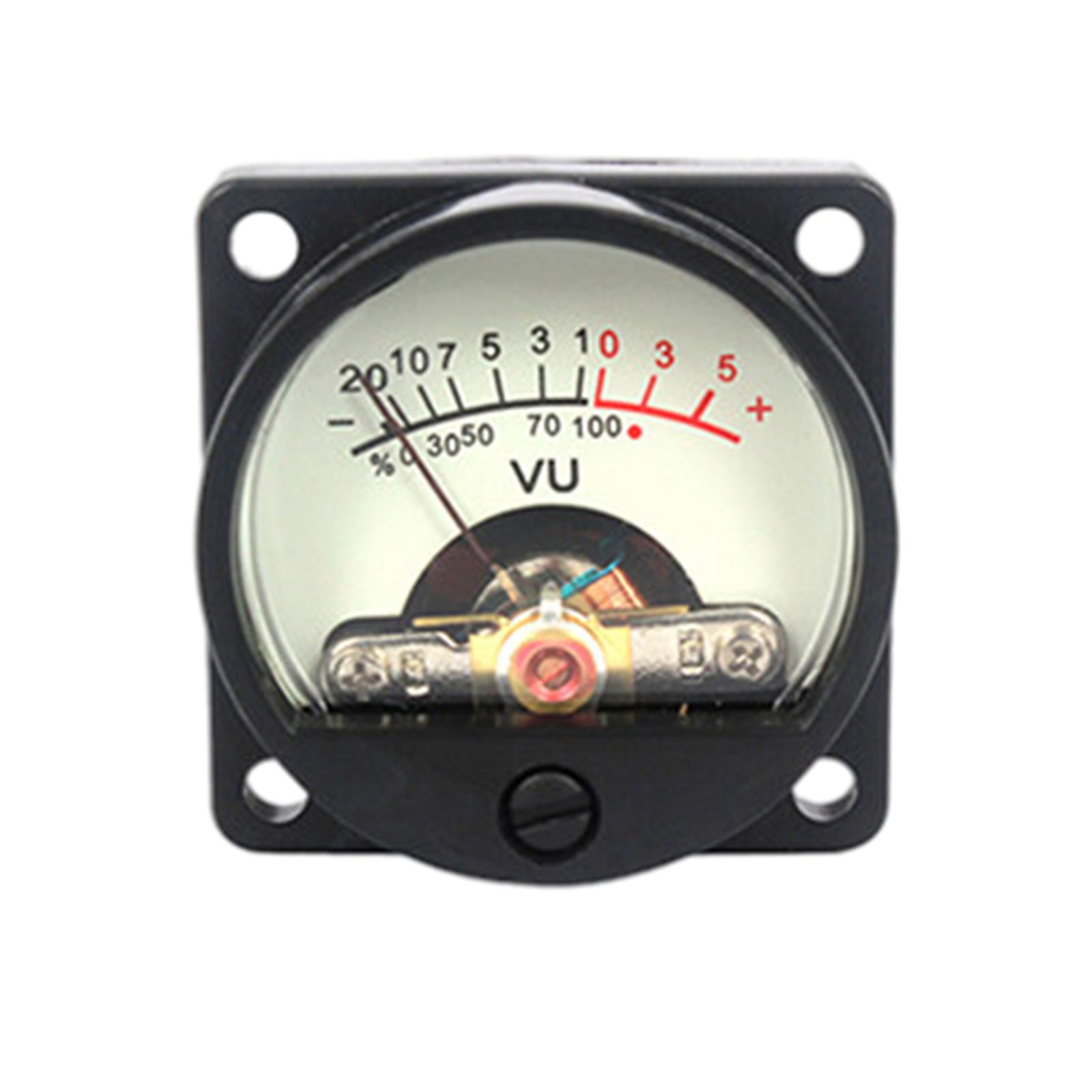 2pcs Analog VU Meter Panel Kit Backlit Decibel/Level Tester with VU ...