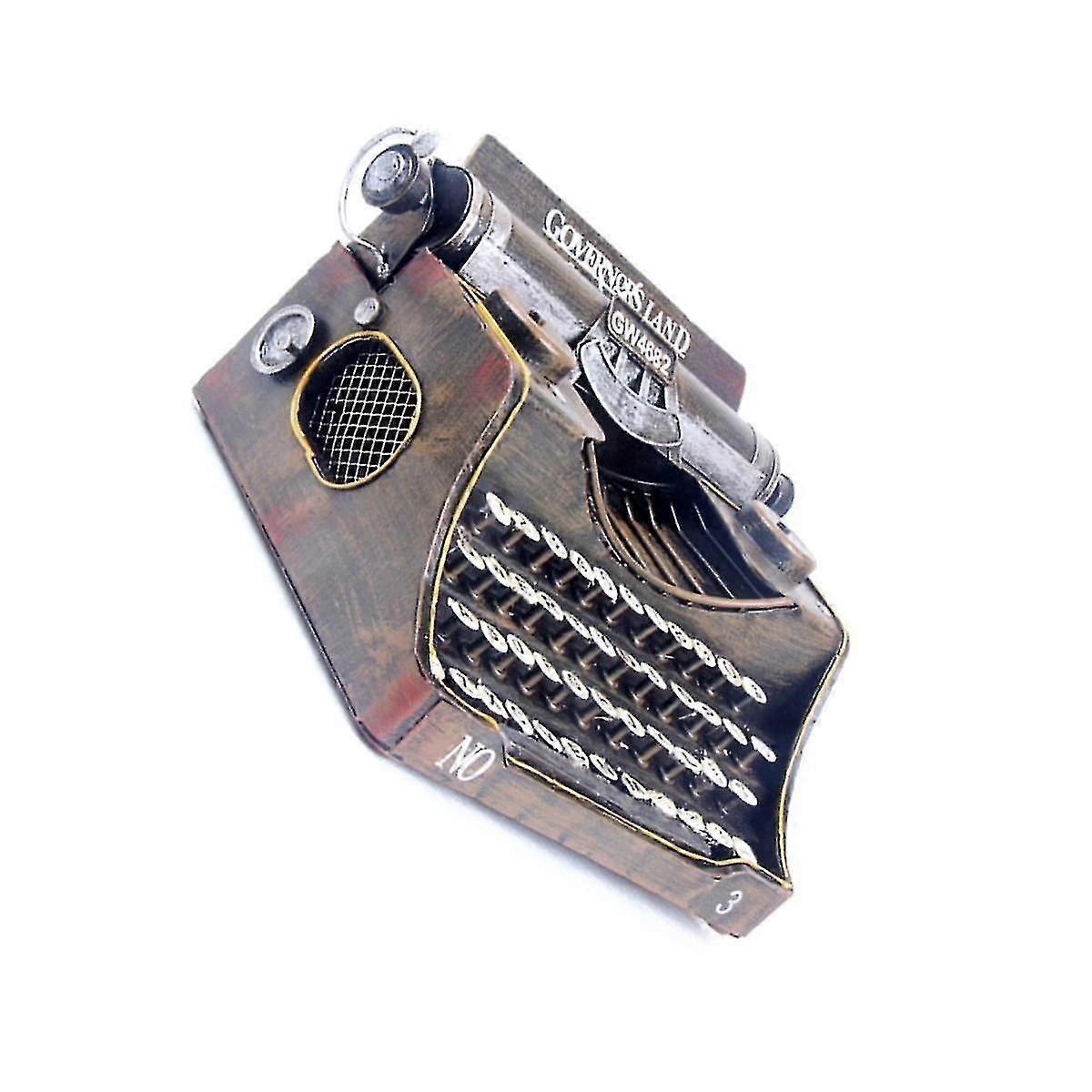 Retro Typewriter Model Retro Classic Wrought Iron Typewriter Decoration ...