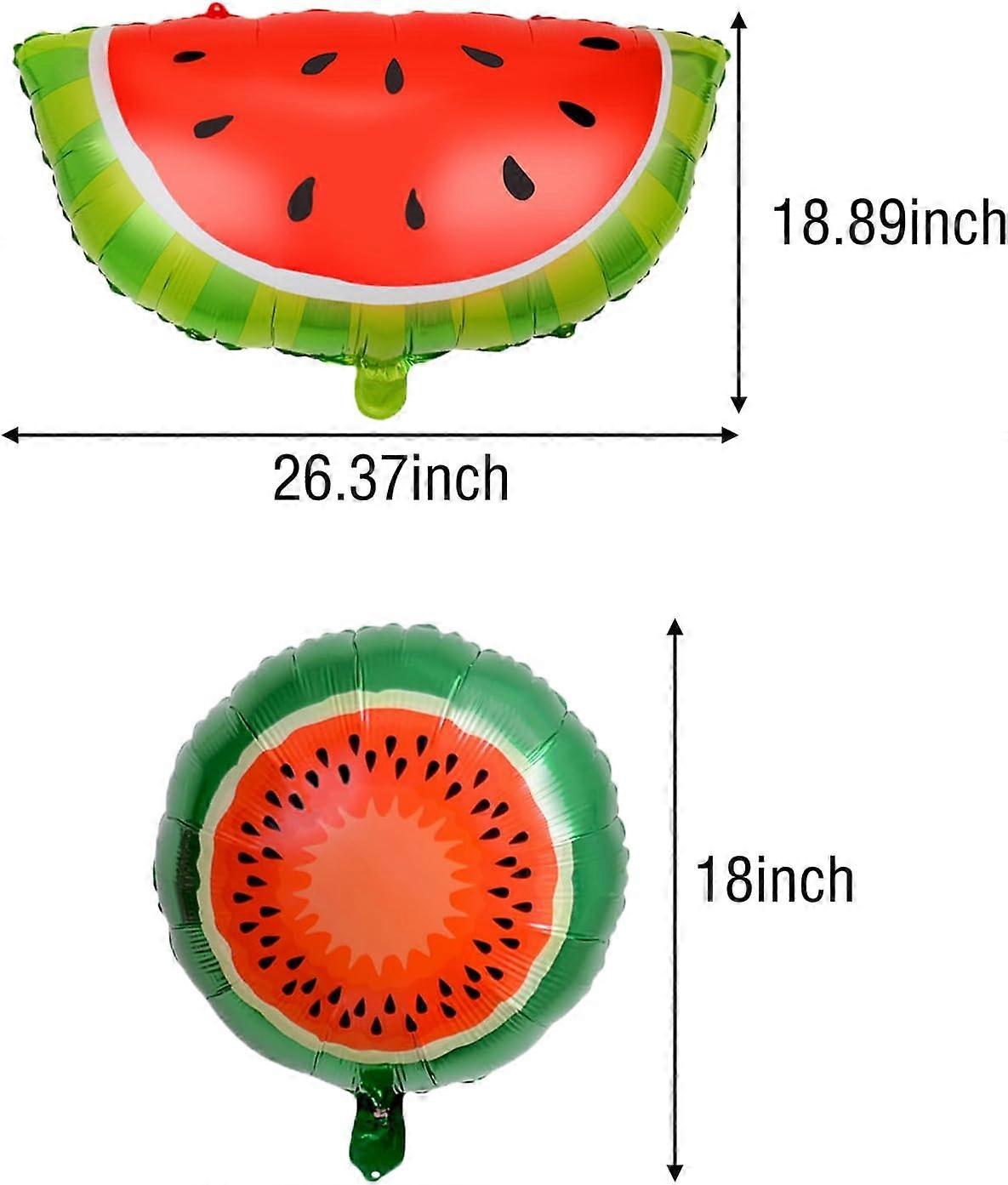 Watermelon Balloons Party Decorations Supplies Watermelon Foil Balloons ...