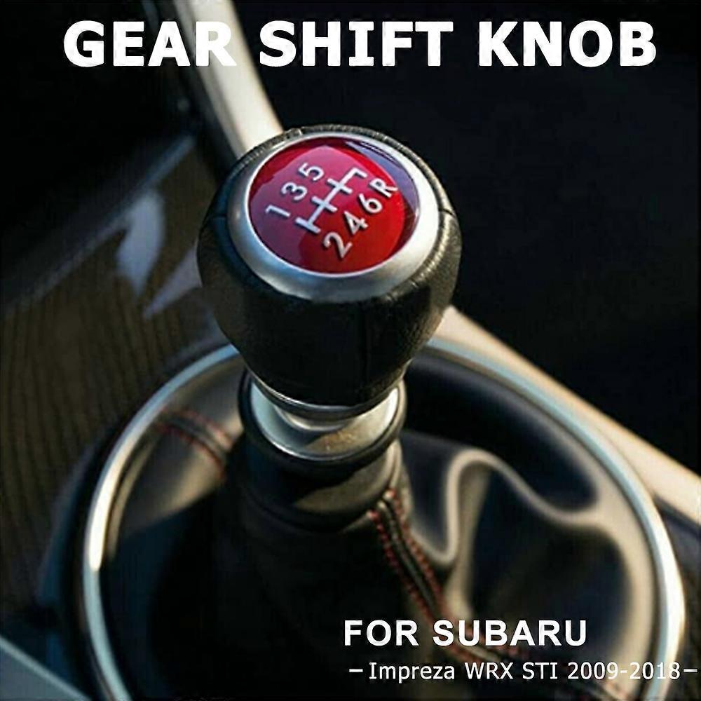 Suede Leather Gear Shift Lever Knob for SUBARU LEGACY OUTBACK FORESTER ...