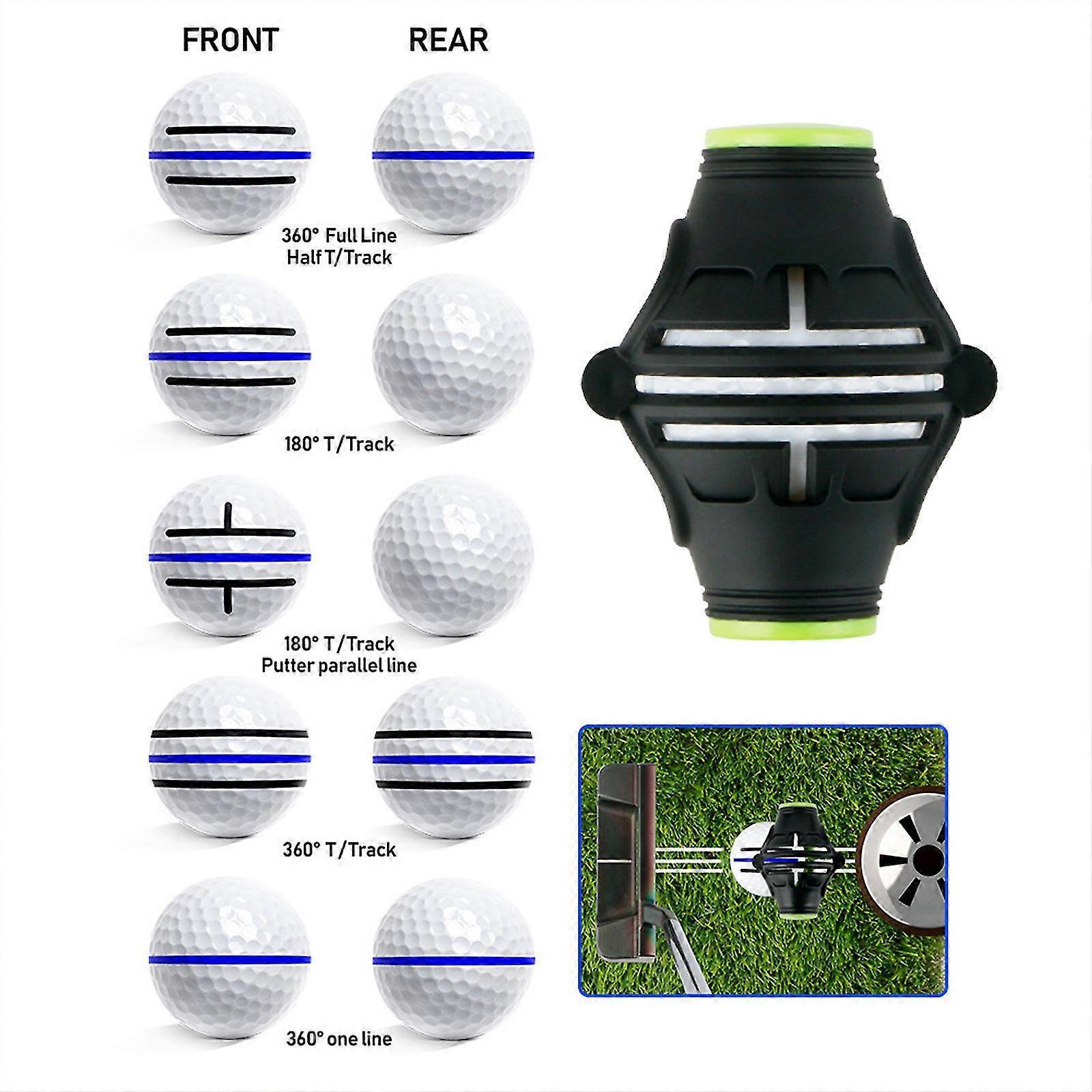 Golf Ball Marker High Precision Golf Ball Marker 360-degree Triple 3 ...