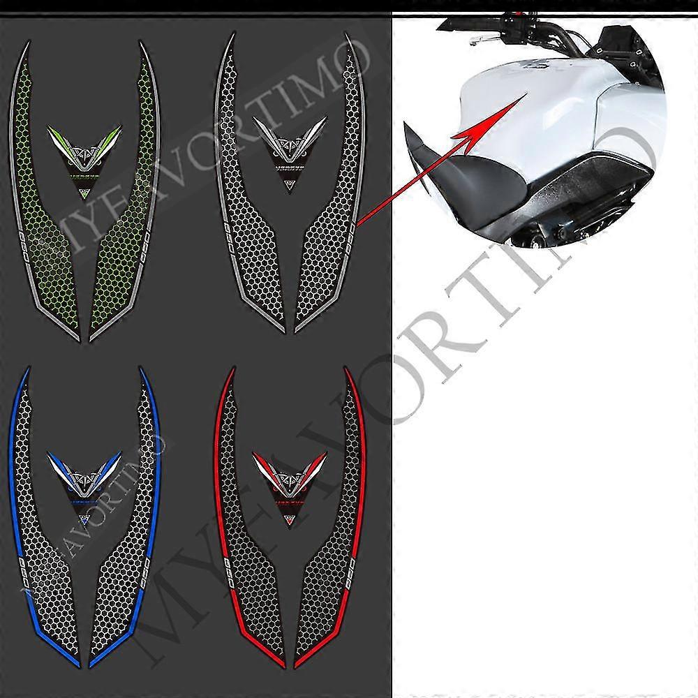 Tank Pad Protector Kit Knee Wind Deflector Windshield Windscreen For ...