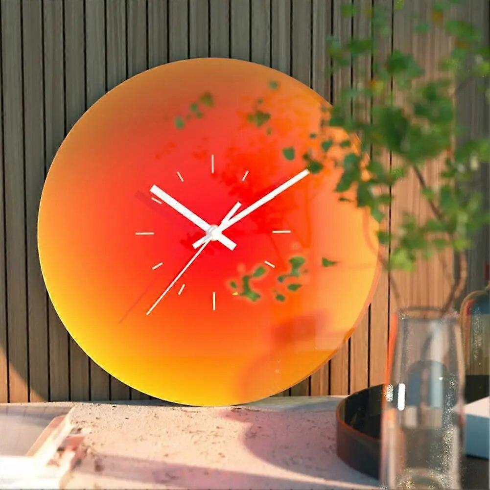 Minimalist Wall Clock Battery Operated Wall Clock Modern Simple 12 ...