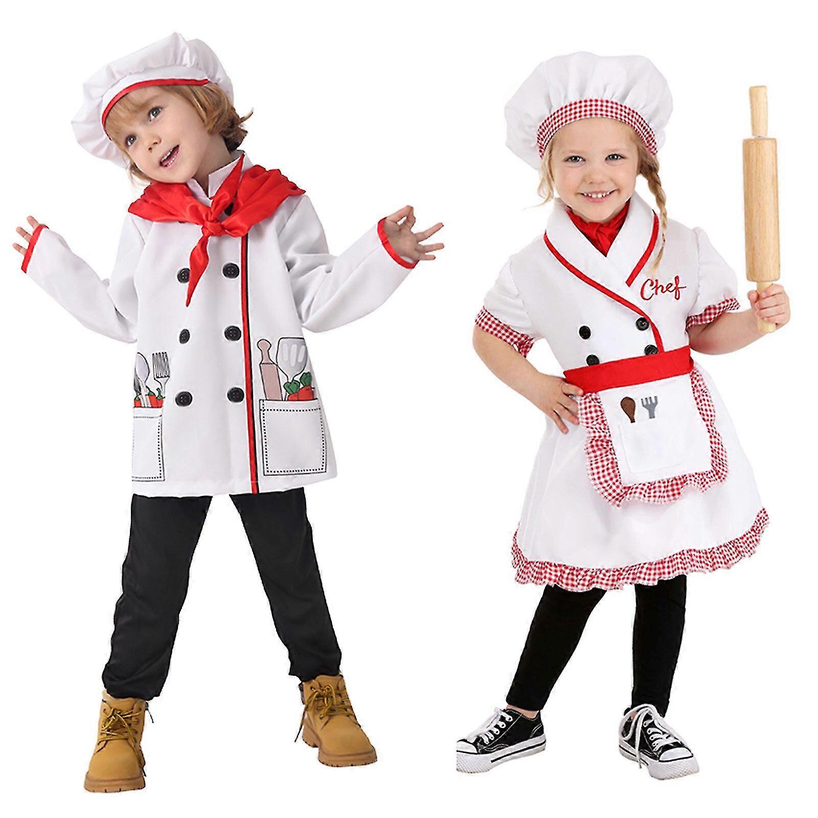 Kids Chef Role Play Costume Set For Girls Boys | Fruugo UK