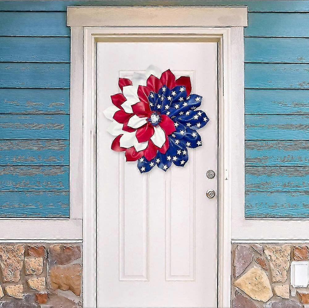 Shxx 4th Of July Independence Day Wreath 16in Patriotic Decorations ...