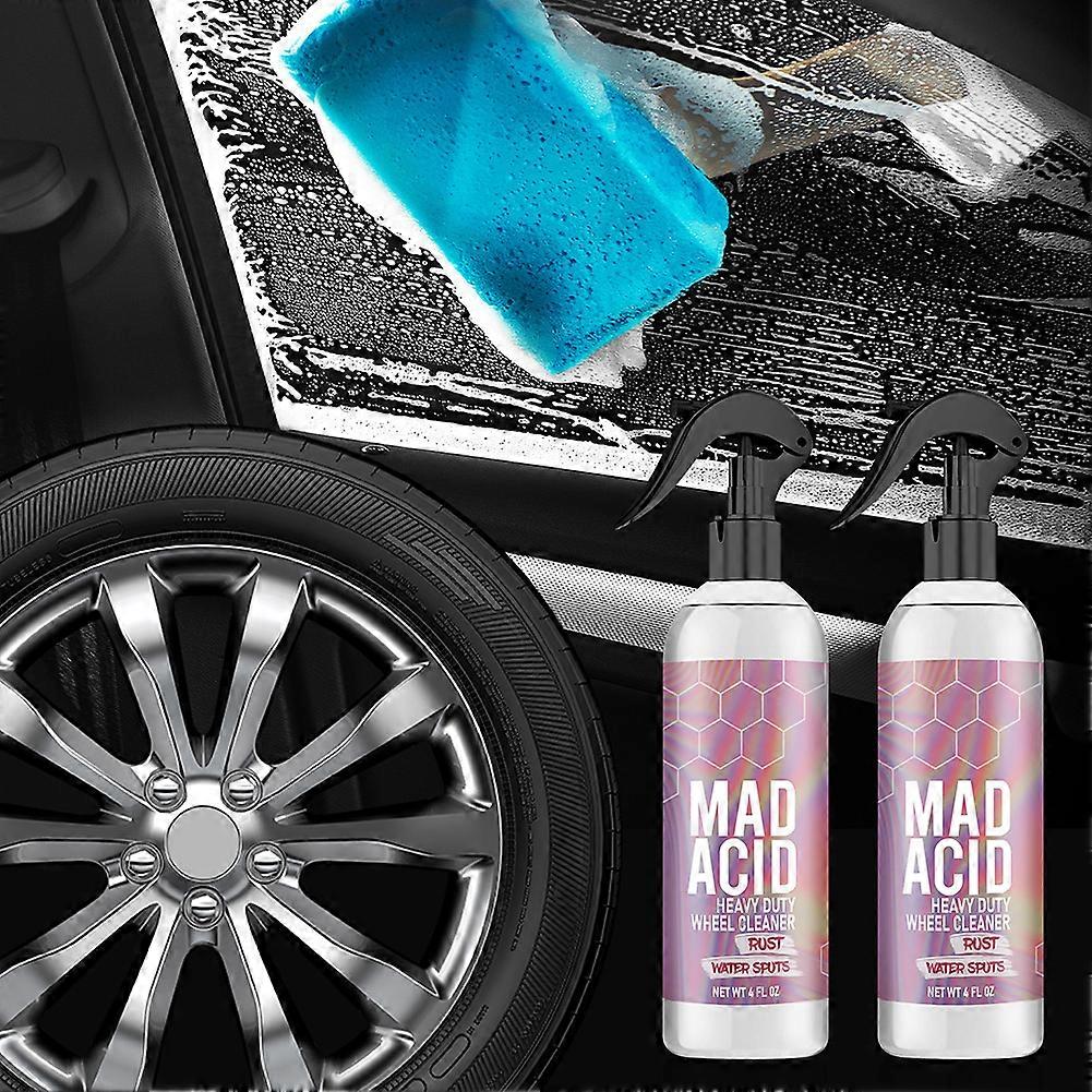 120ml Heavy Duty Wheel Cleaner Auto Rims Refurbishment Cleaner Lasting ...