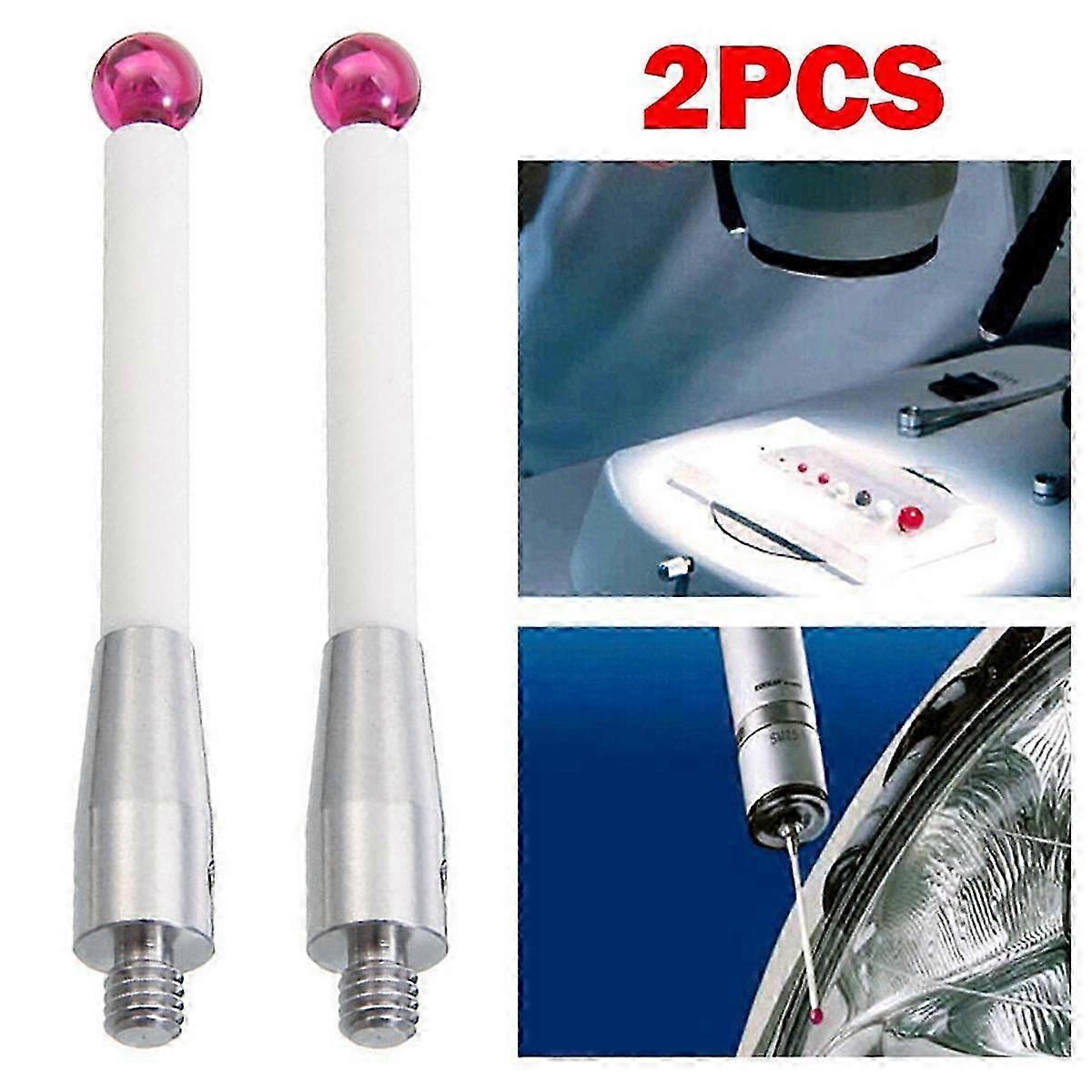 2pcs Cmm Probe Stylus 6mm Ball Tip Cmm Contact Probes Ceramic Shafts ...