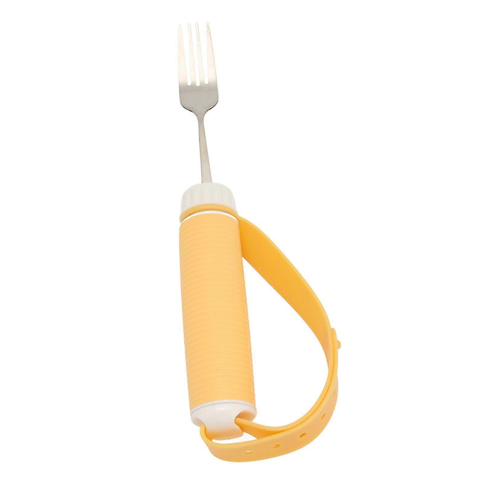 Adaptive Utensils Fork Easy Grip Stainless Steel Eating Aids Utensils ...