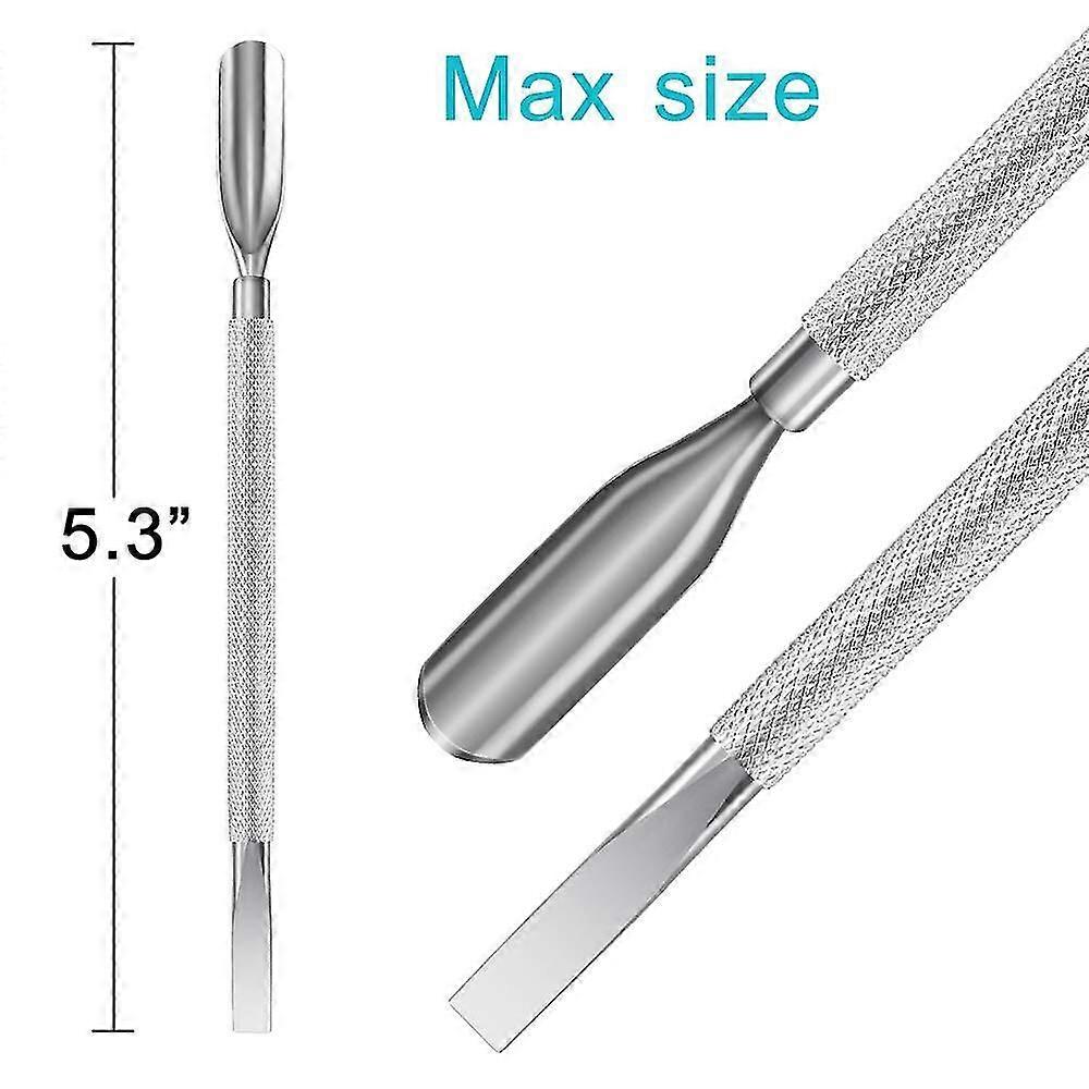Cuticle Pusher And Cuticle Scraper, Professional Grade Stainless Steel ...